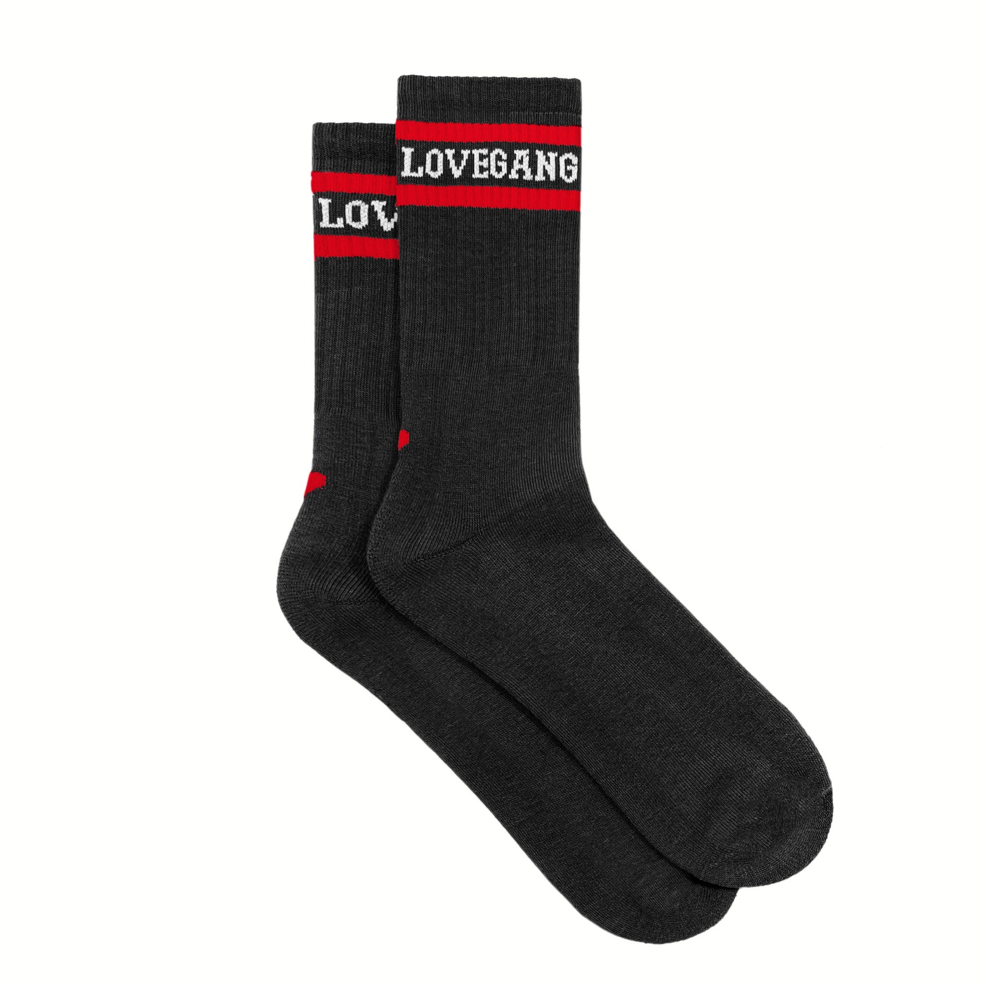 COLLEGE - SOCKS (BK-R) – LOVEGANG BRAND - Shop