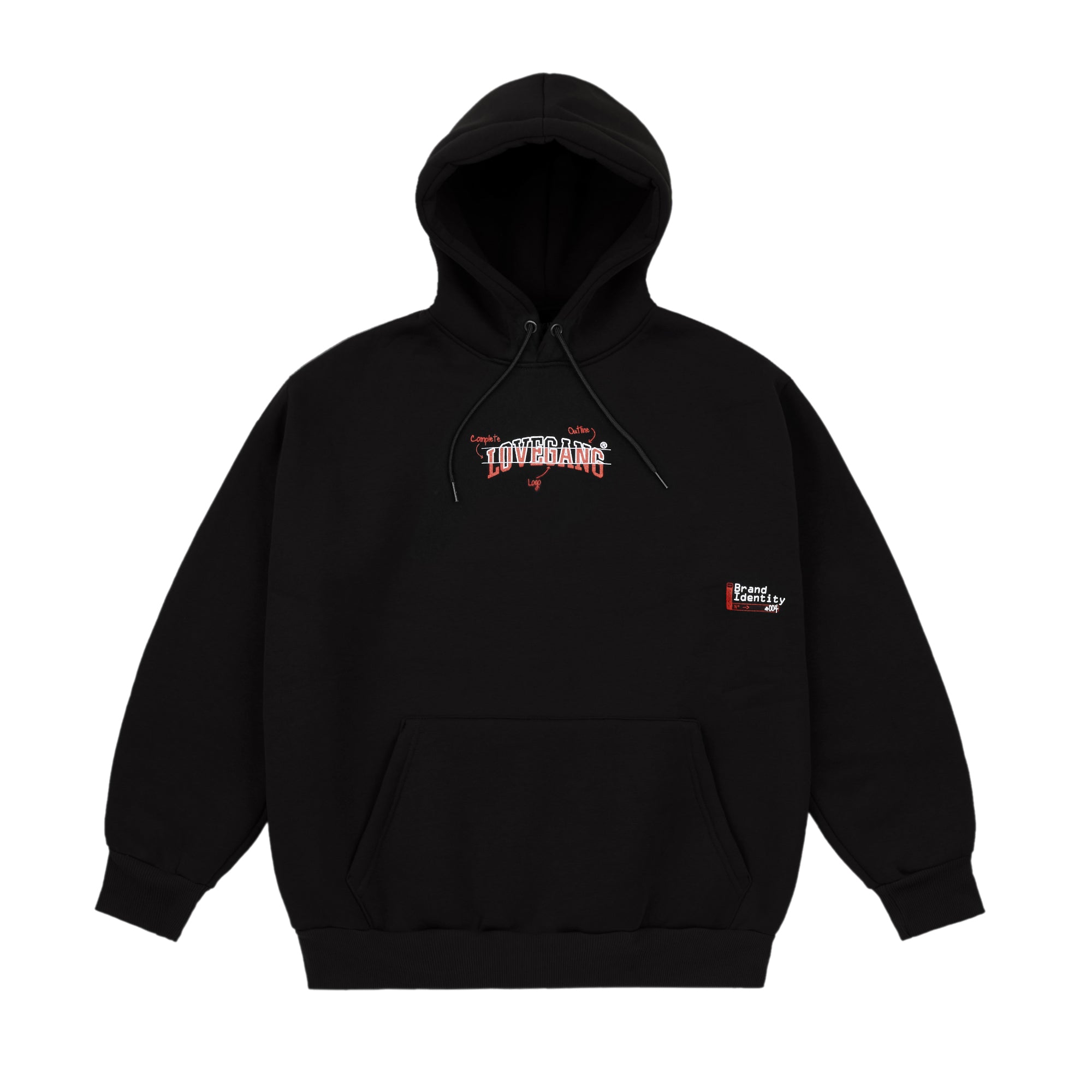 BRAND IDENTITY ’22 – HOODIE (BK) – LOVEGANG BRAND - Shop