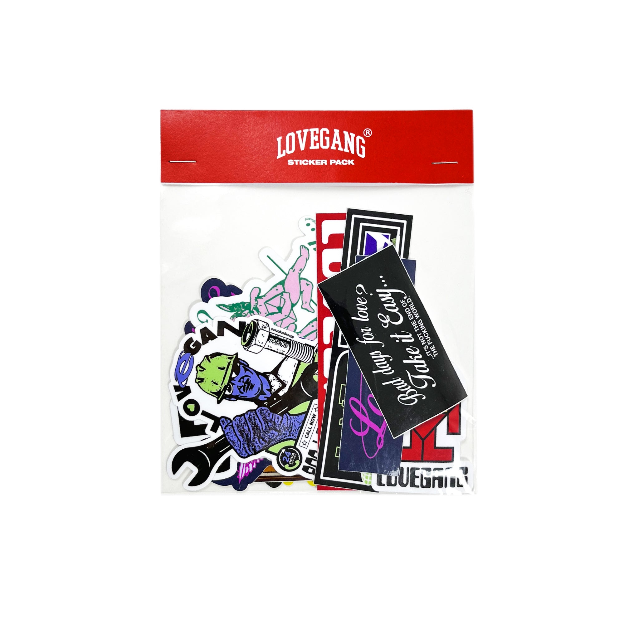 LOVEGANG FW22' - STICKER PACK (MT) – LOVEGANG BRAND - Shop